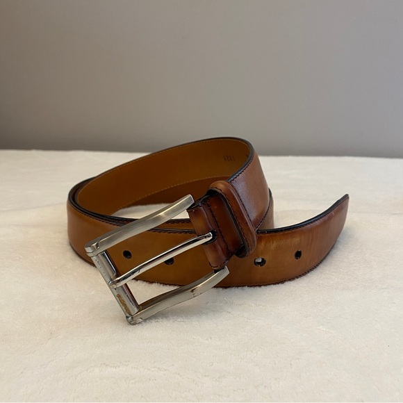 Magnanni | Accessories | Magnanni Carbon 121 Belt In Cognac 36 | Poshmark